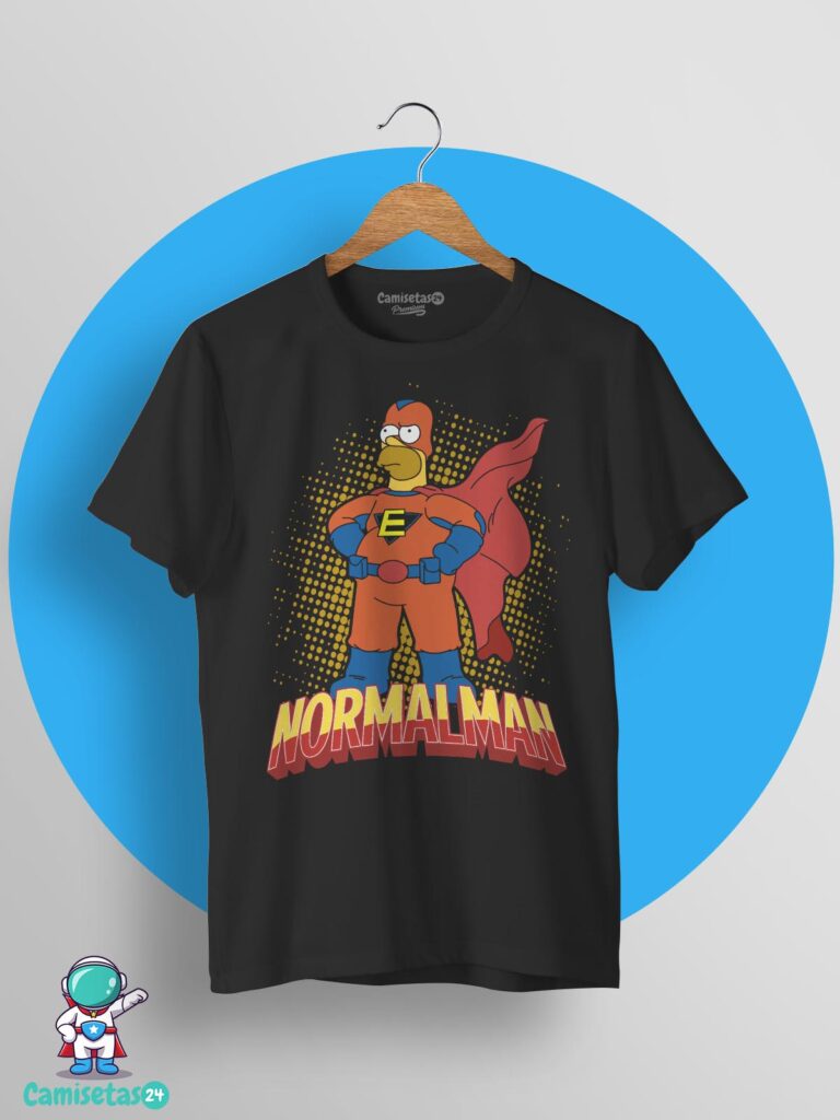Camiseta Homer Simpson Normalman - Camisetas Personalizadas | Camisetas24