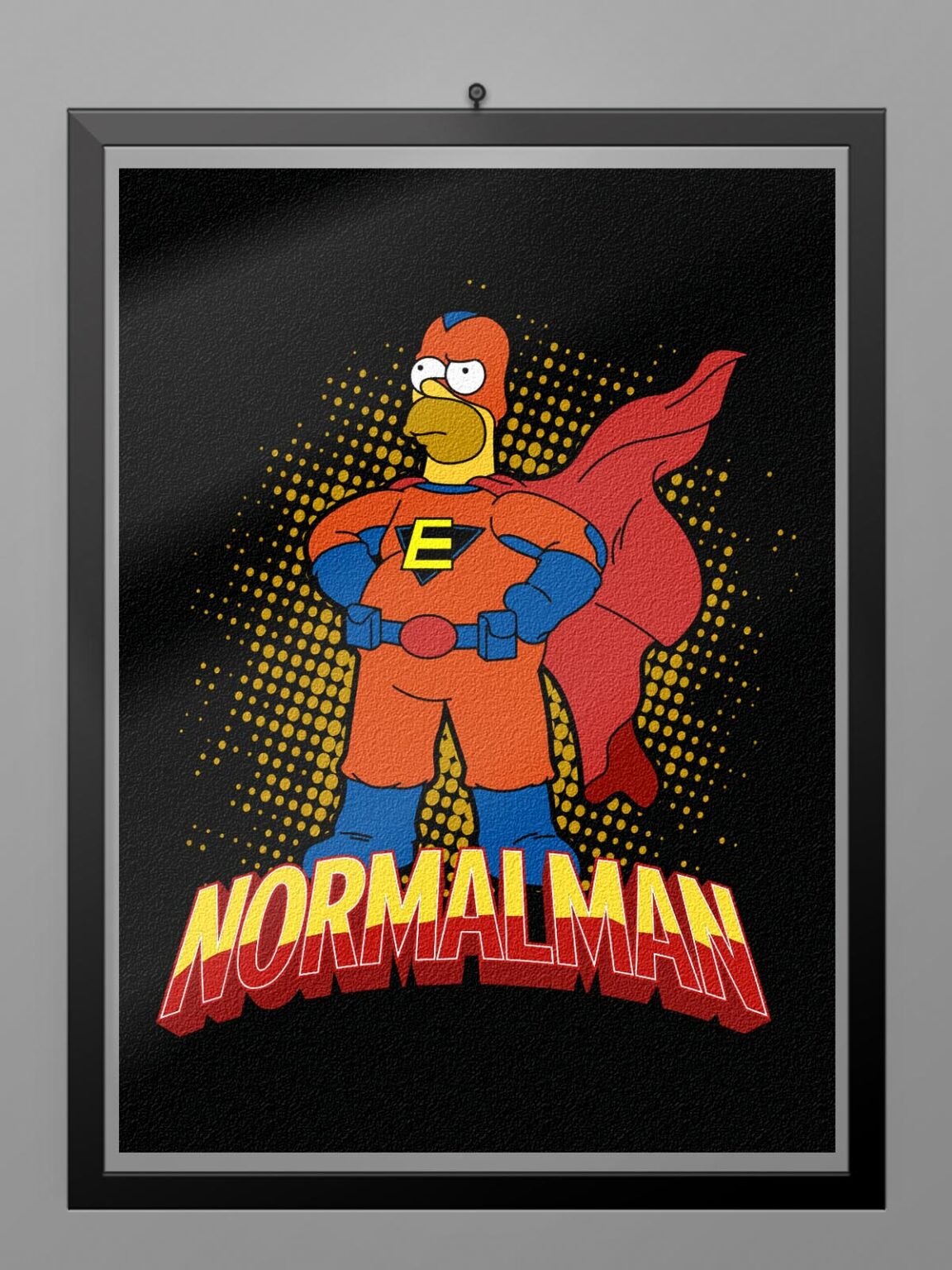 Camiseta Homer Simpson Normalman - Camisetas Personalizadas | Camisetas24